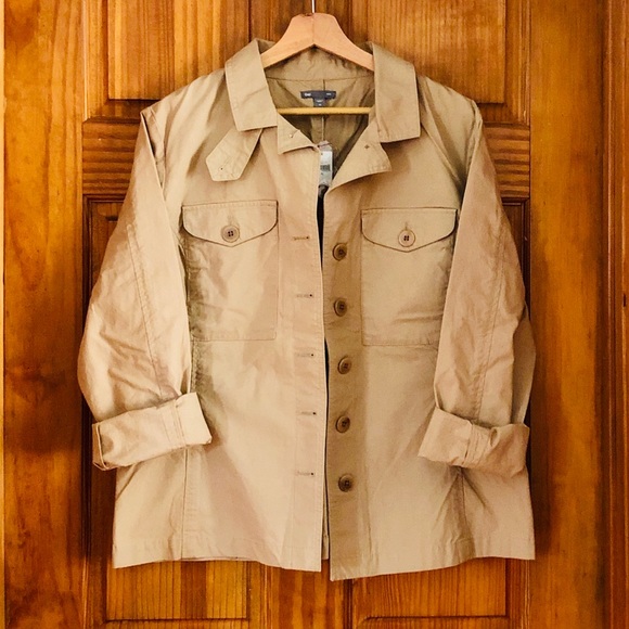 GAP | Jackets & Coats | Gap Khaki Utility Jacket | Poshmark